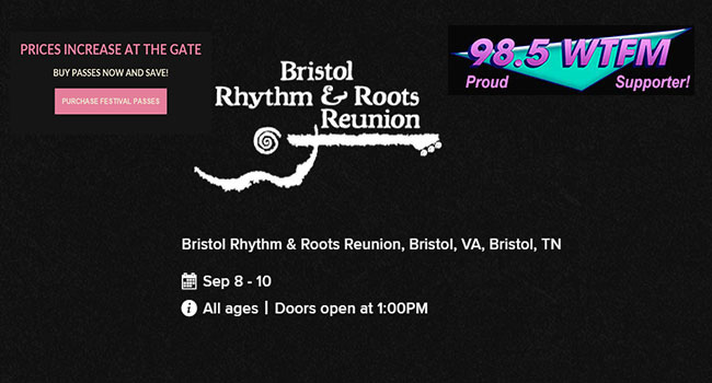 Rhythm & Roots | 98.5 WTFM | Johnson City/Kingsport/Bristol TN/VA